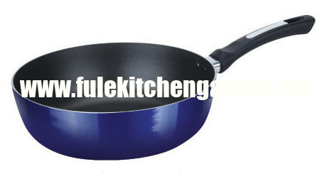 PORCELAIN ENAMELLED NON-STICK WOK,STIR FRY