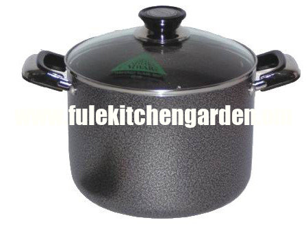 ALUMINIUM PAINTED NON-STICK COVERED STOCK POT