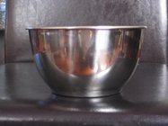 STAINLESS STEEL FOOTED BOWL